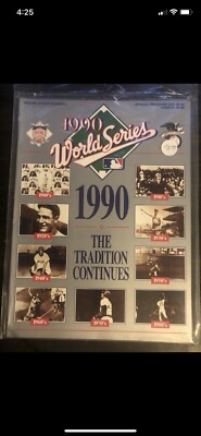 1990 World Series Official Program - Oakland Athletics Cincinnati Reds ...