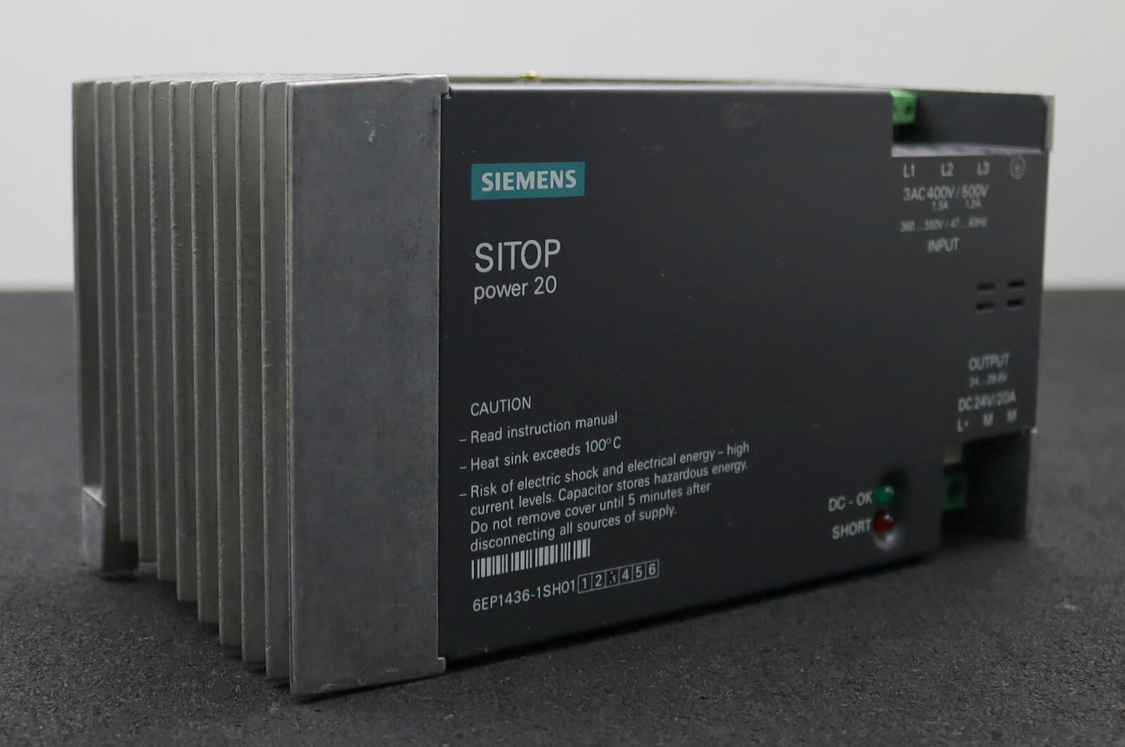 SIEMENS SITOP Power 20 Stromversorgung 6EP1436-1SH01 E-Stand: 3 ...