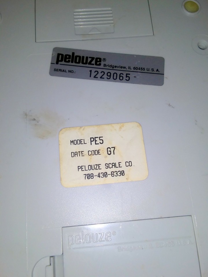 Pelouze Model PE5 Digital Postal Scale 5lbs Capacity - Tested Working ...