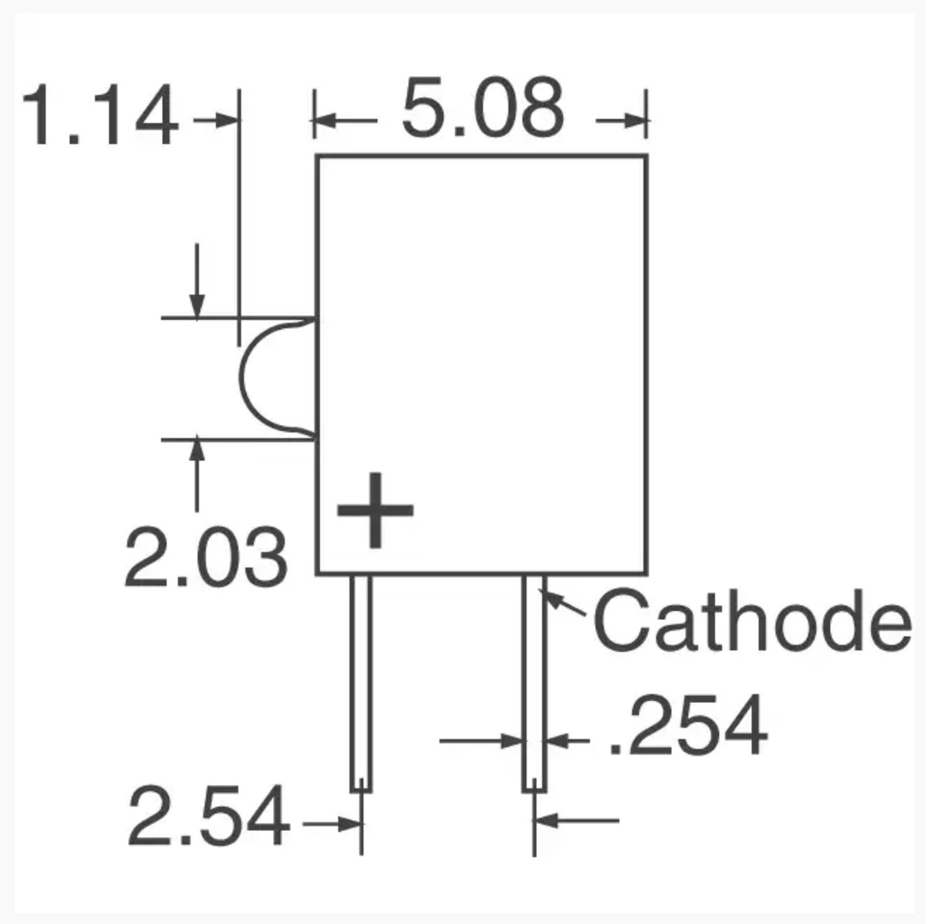 5 PCS DIALIGHT LED Circuit Board Indicator RED RIGHT ANGLE LED 2MM 5V ...