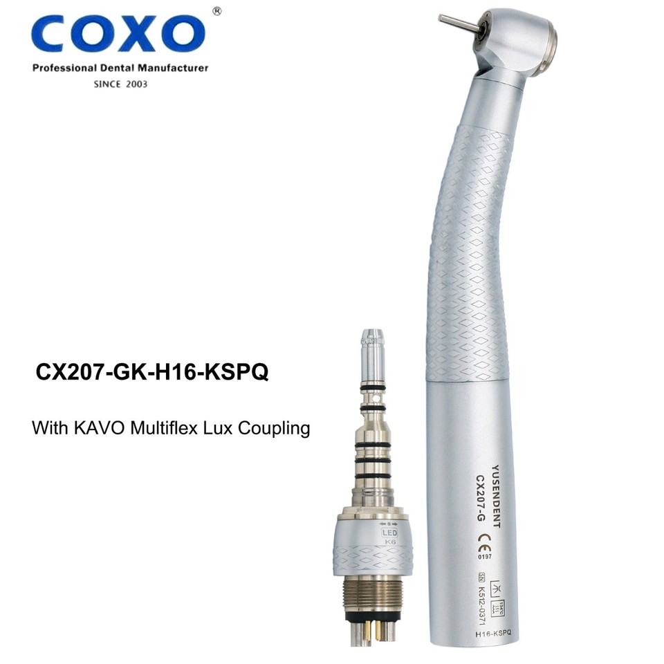 US COXO Dental High Speed Handpiece Fiber Optic KAVO MULTIflex Coupler ...