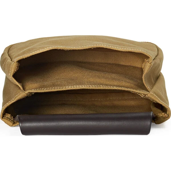 Filson Belt Pouch 20231636 Dark Tan Khaki Rugged Twill Bridle Leather ...