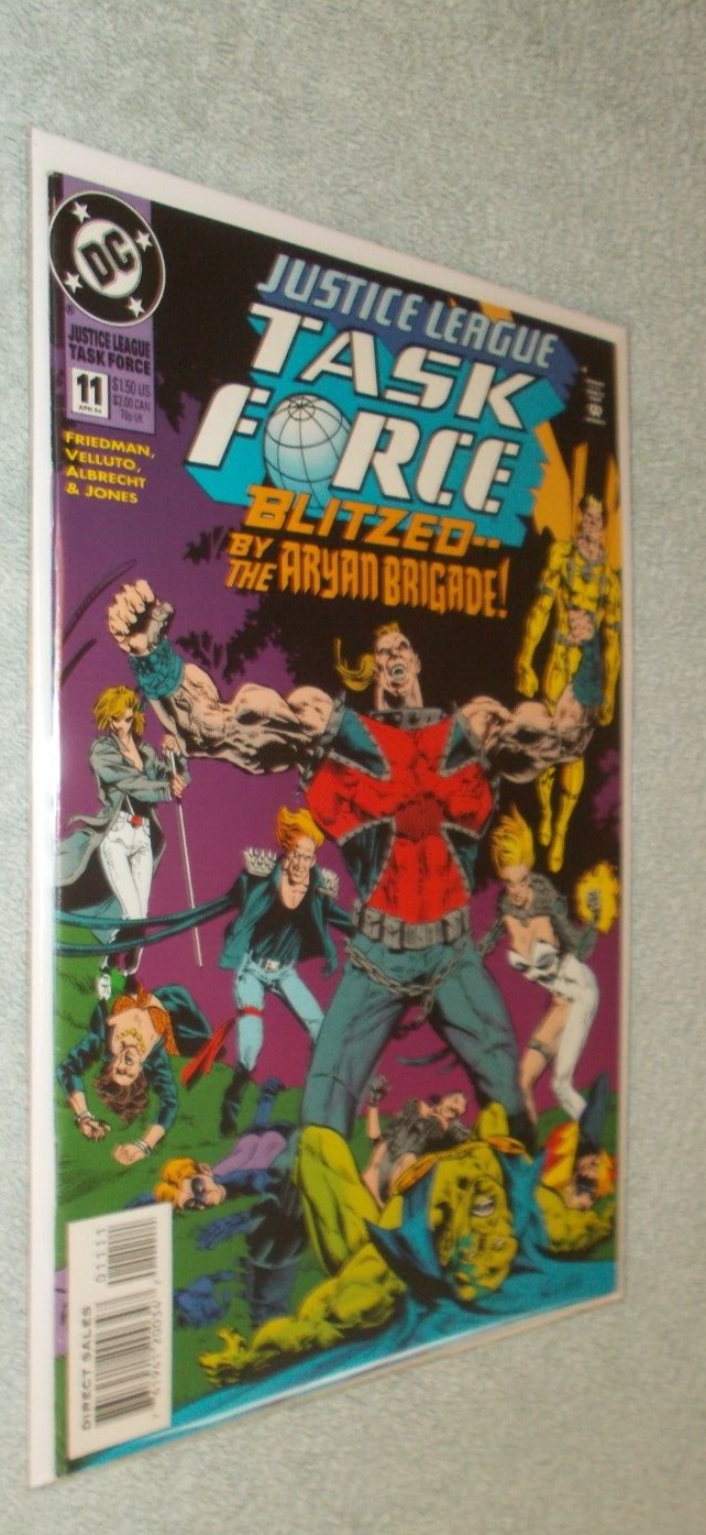 JUSTICE LEAGUE TASK FORCE # 11 VG- 1994 DC COMICS ARYAN BRIGADE! | eBay