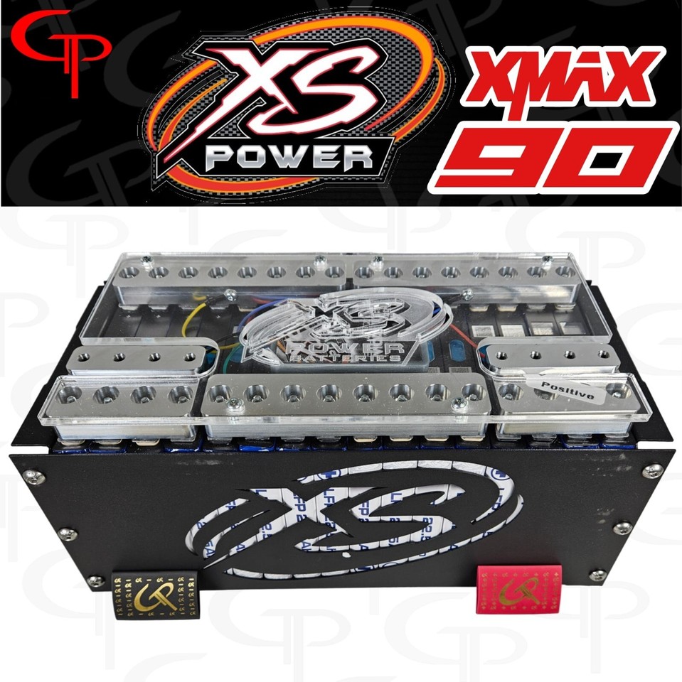XS Power Xmax 90 DIY LFP Lithium Battery 90AH 20,000 Watt RMS Car Audio ...