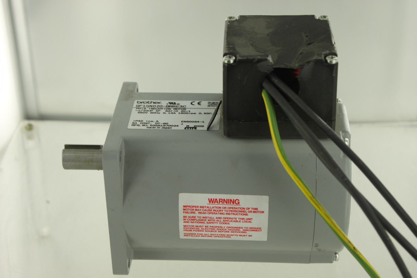 BROTHER GF15N020-BMRE3C ELECTRIC INDUCTION MOTOR 3PH 1/20HP #4 | eBay