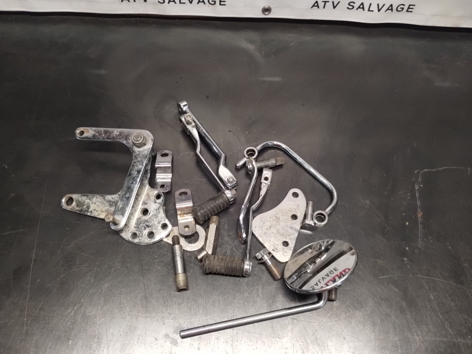 Left side Shifter Bracket Forward Controls LOT Harley Shovelhead ...