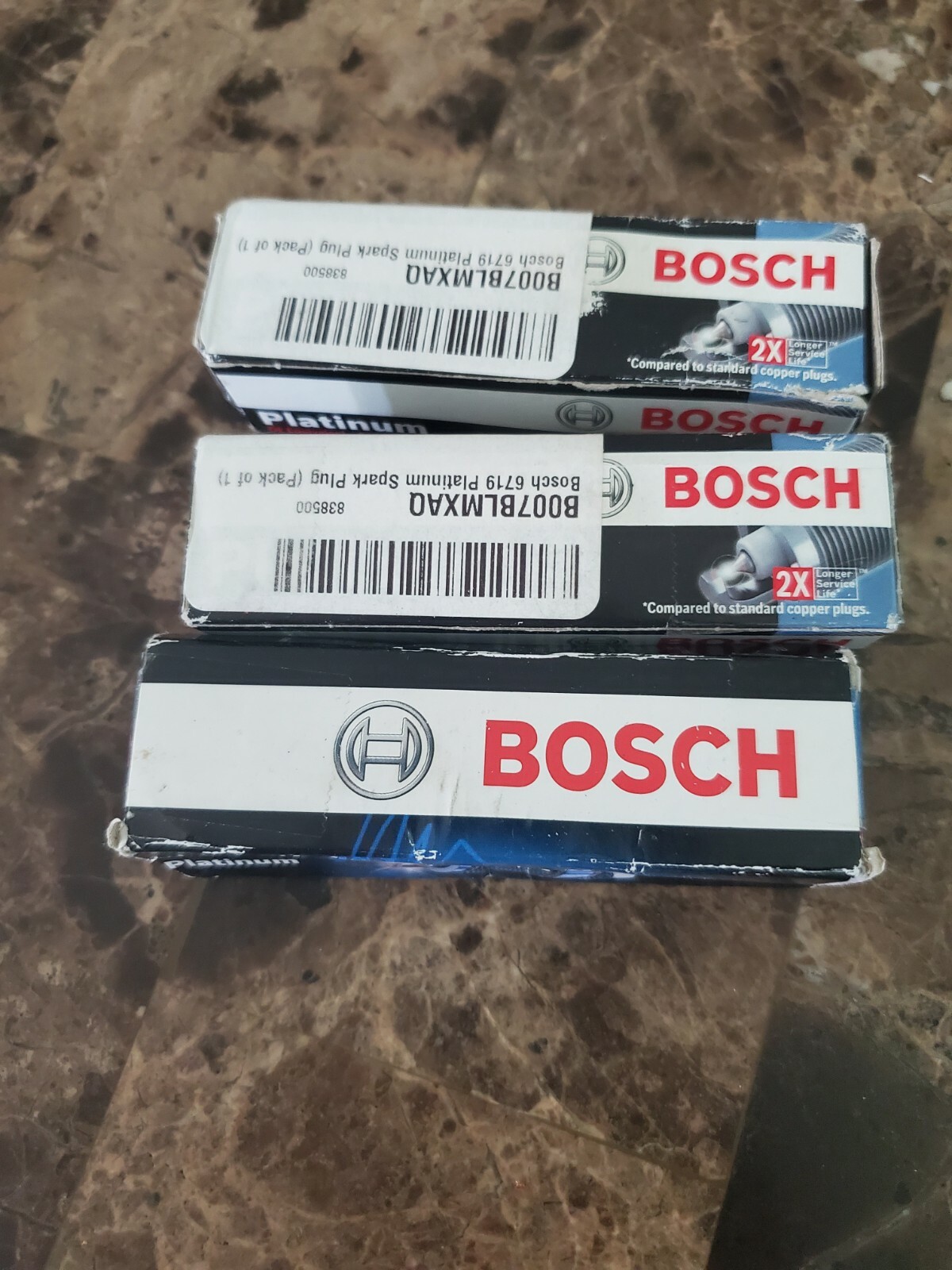 Set of 3 Platinum Spark Plugs Bosch OE 6719 For Honda | eBay