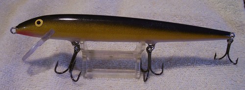 11124 LARGE RAPALA MINNOW LURE 6.5" MUSKY GOLD BLACK | eBay