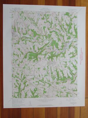 Dillonvale Ohio 1961 Original Vintage USGS Topo Map | eBay