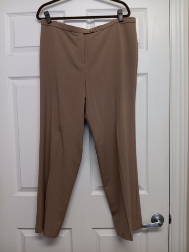 Women's Plus Size Beige/Tan Polyester Dress Slacks | eBay