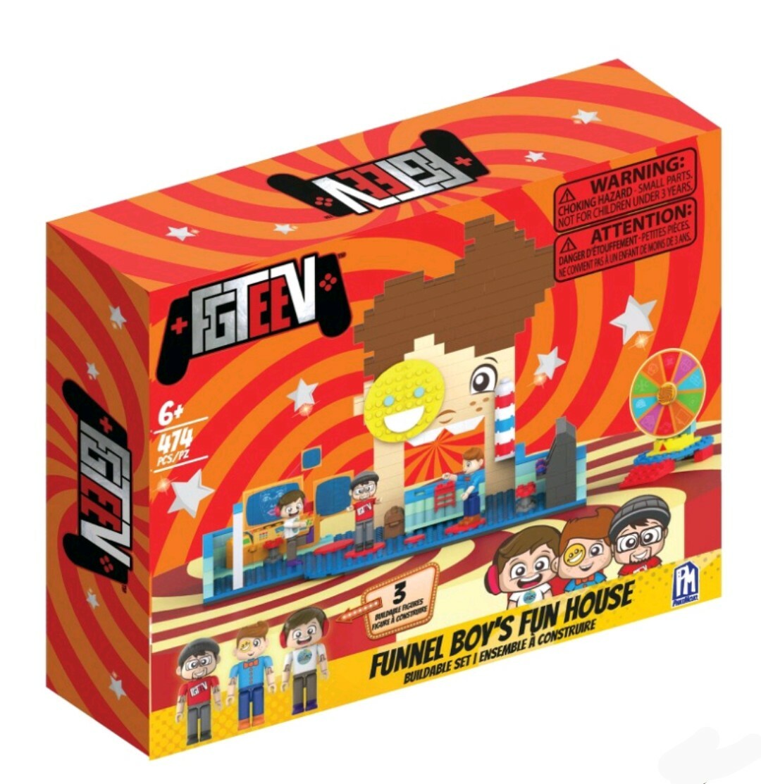 FGTeeV Funnel Boy’s Fun House Buildable Construction Block *NEW SEALED ...