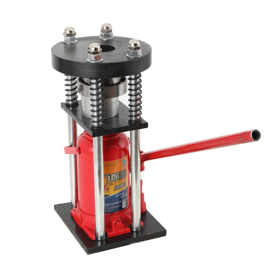 20 Tons Manual Hydraulic Hose Crimper Benchtop Bottle Jack Press Crimp ...