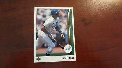 1989 UPPER DECK # 633 KIRK GIBSON BASEBALL CARD | eBay