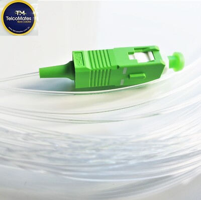 FULLY TRANSPARENT NBN FIBRE OPTIC CABLE PATCH CORD(15M) FOR NTD MODEM ...