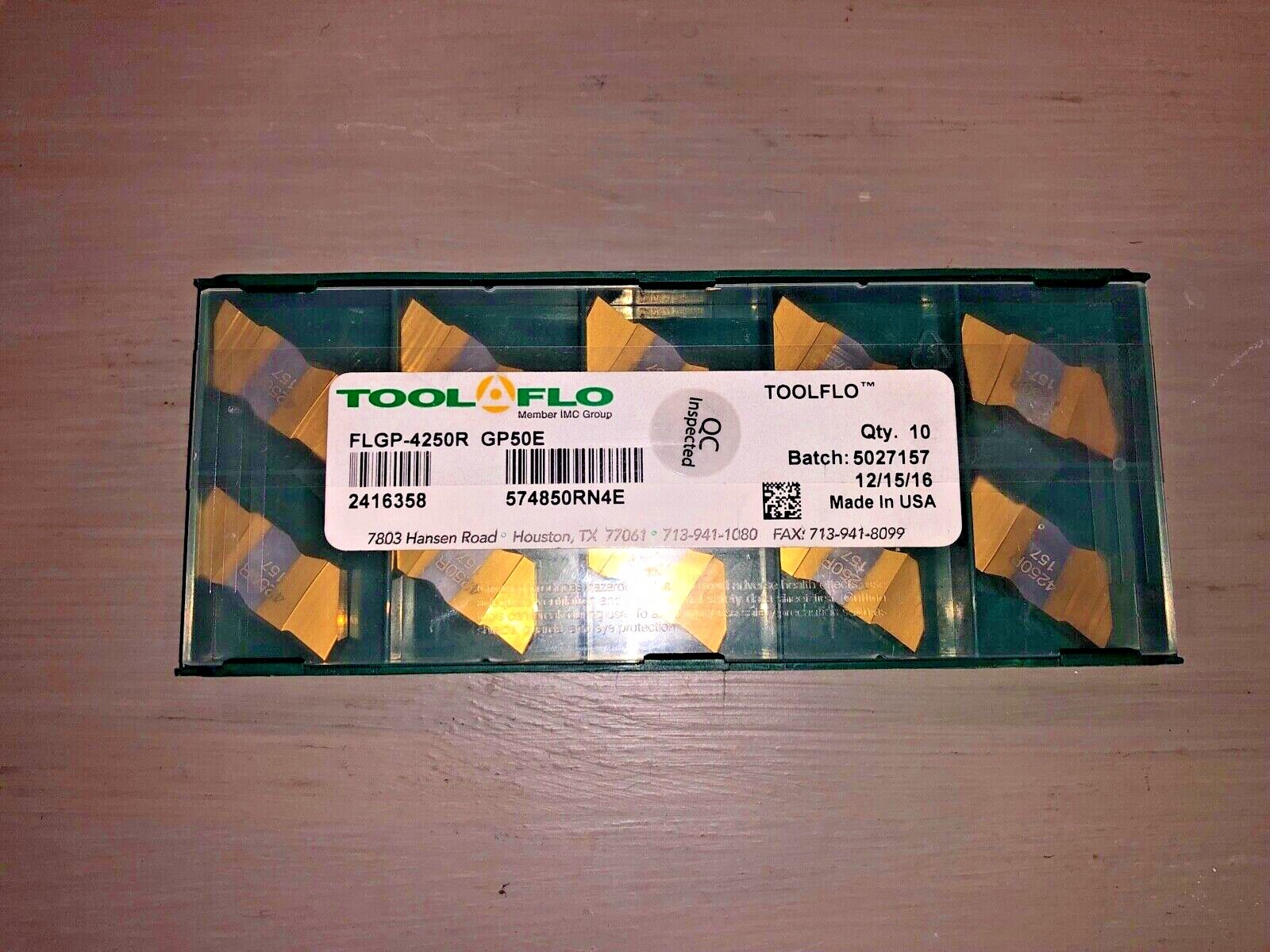 TOOL FLO CARBIDE INSERTS QUANTITY 10 FLGP 4250R GP50E | eBay