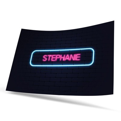 Poster A1 Neon Sign Design Stephanie Name #353518 | eBay