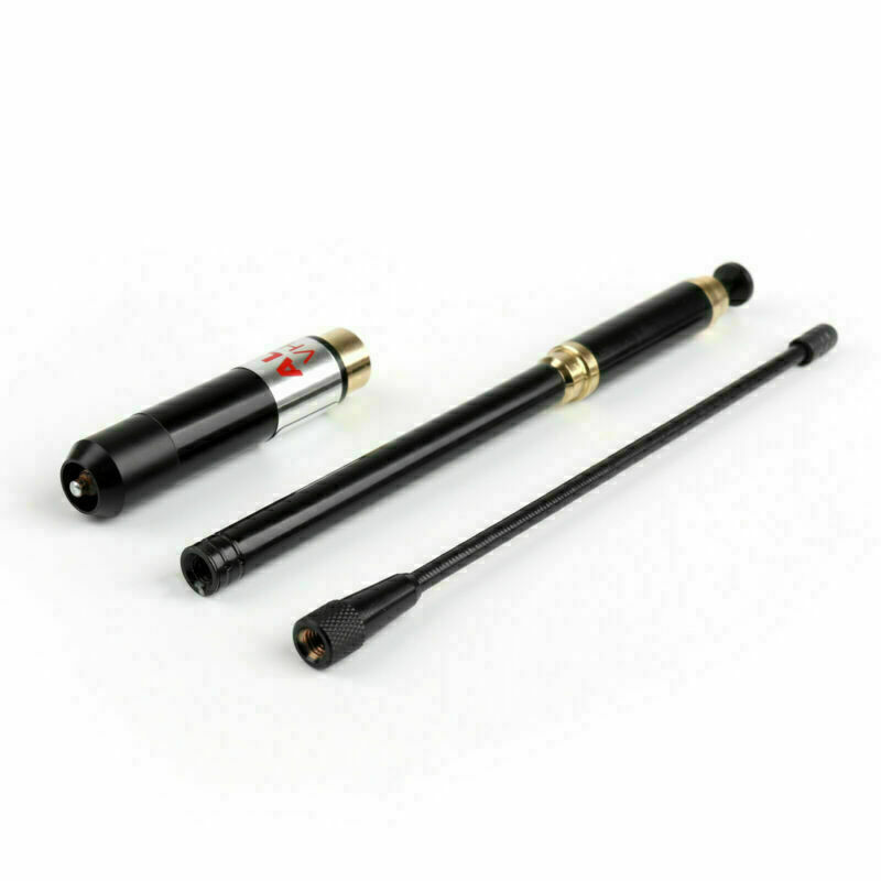 5Pc AL-800 High Gain Dual Band Extendable Antenna SMA-Male For Icom ...