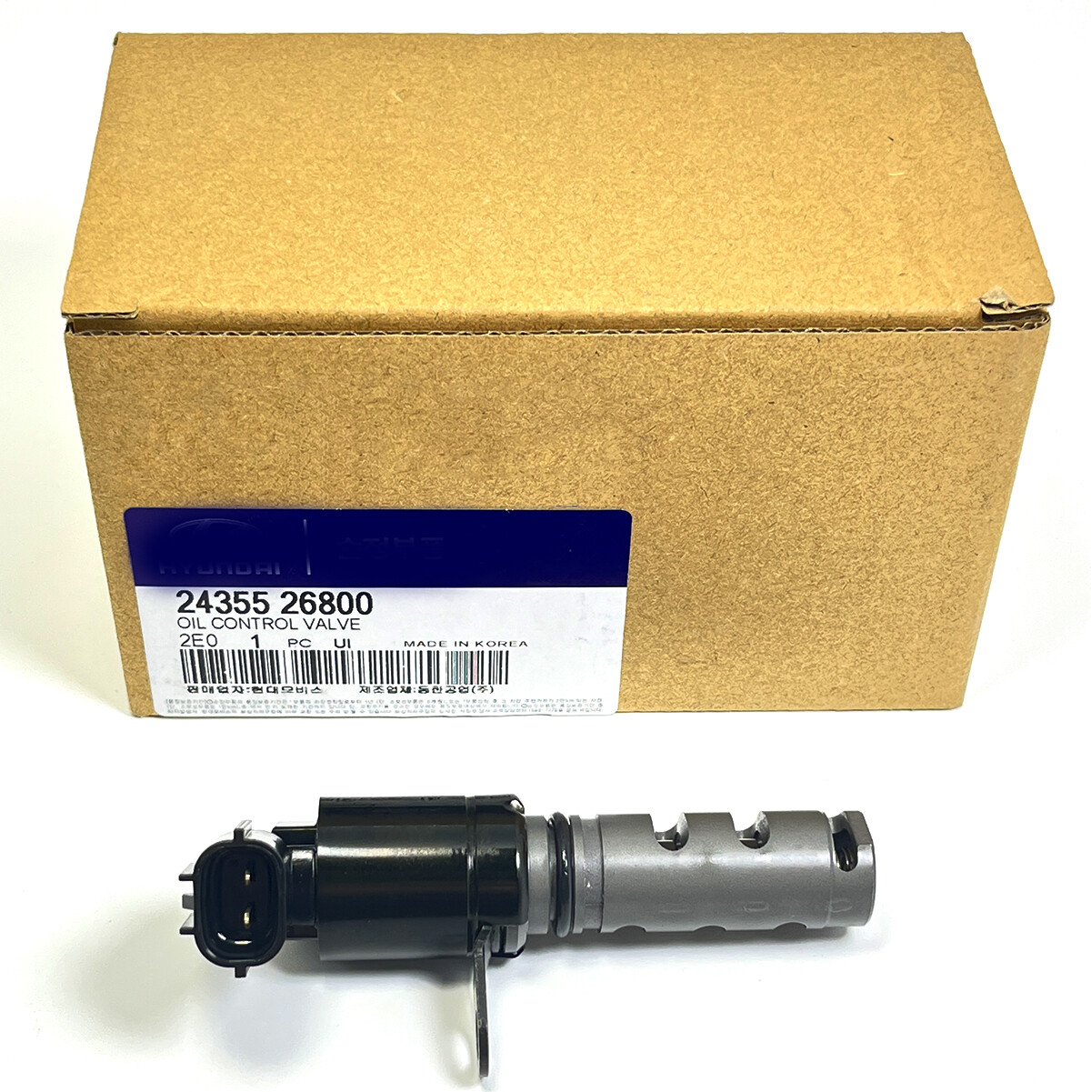 Cam Timing Oil Control Solenoid Valve 2435526800 For Hyundai Accent Kia ...