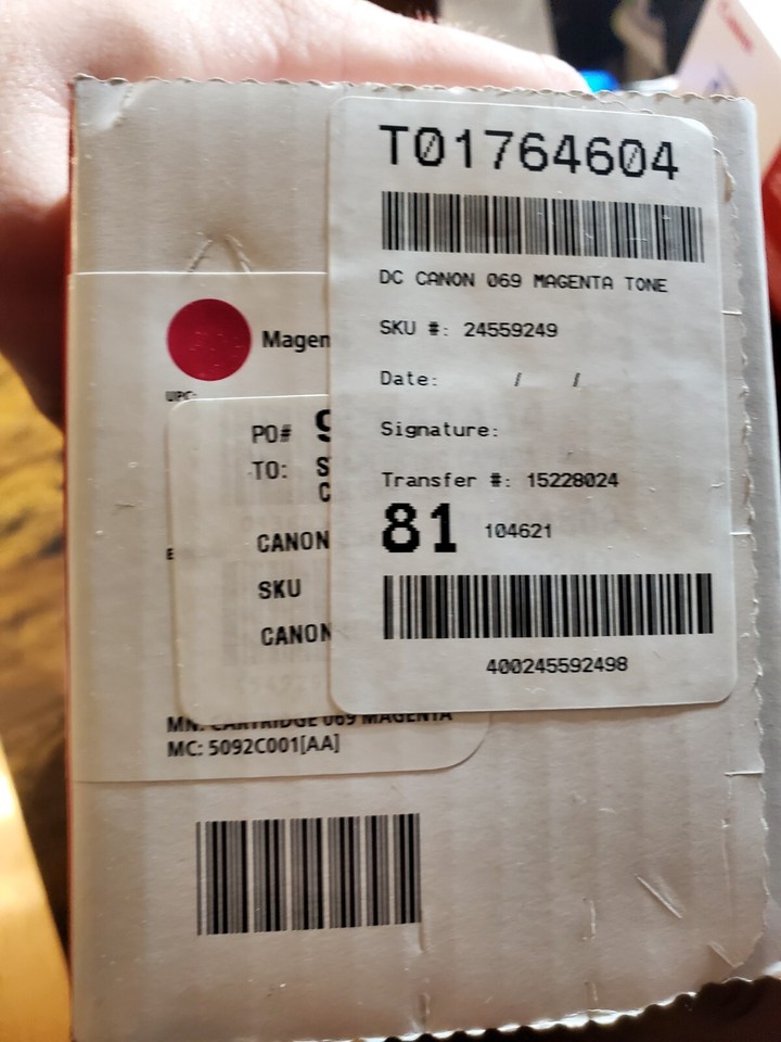 Canon 069 Magenta Toner Cartridge MF750C | eBay