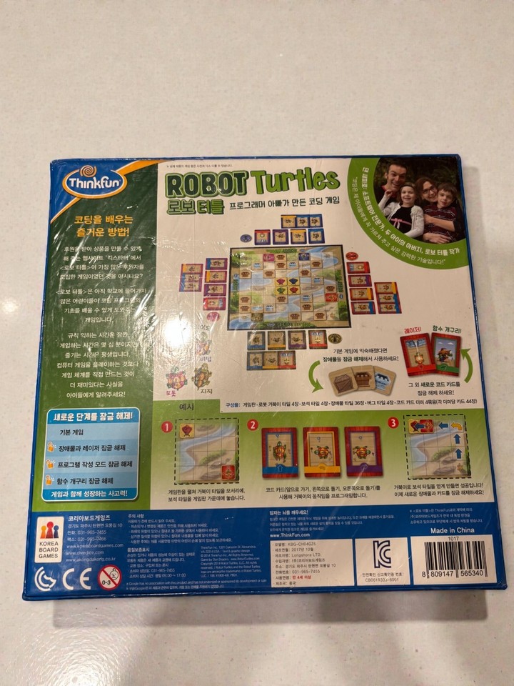 Robot Turtles Board Game By Thinkfun for Little Programmers Preschool ...