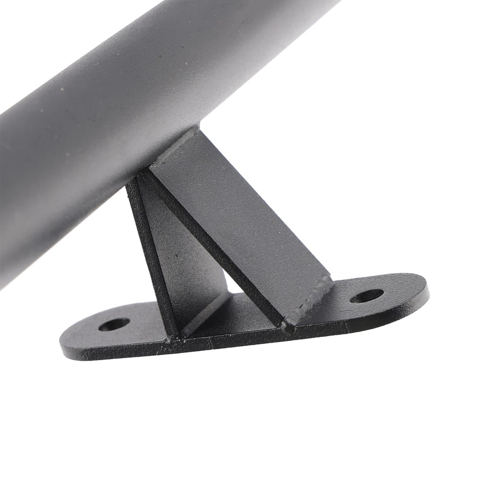 6.6FT Round Tube Rolling Library Sliding Ladder Hardware Kit with Brake ...