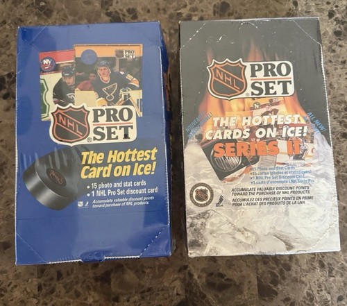 1990 Pro Set Hockey Series 1 And 2 Sealed Boxes. Hockey Cards | eBay