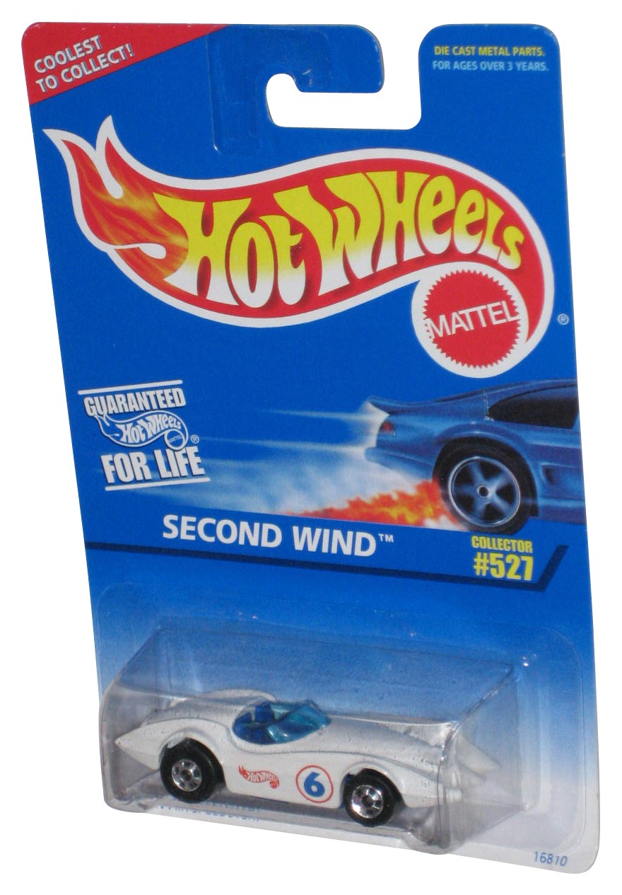 Hot Wheels Second Wind (1996) Weißer Open-Air Speedster Spielzeugauto ...