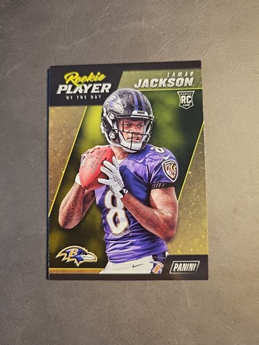 2018 Panini Player of the Day Rookie Lamar Jackson #R4 RC Baltimore ...