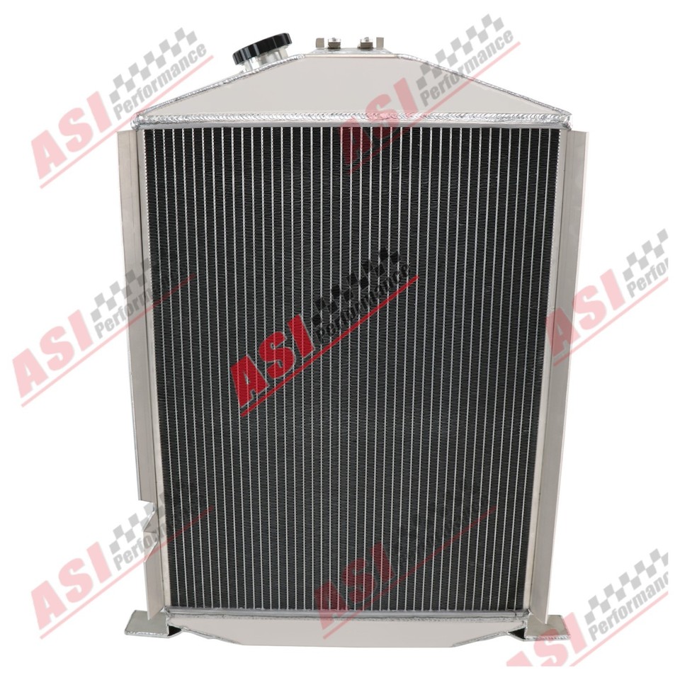 4 ROW ALUMINUM Radiator For 32 FORD HI/High BOY STREET ROD GM/CHEVY V8 ...