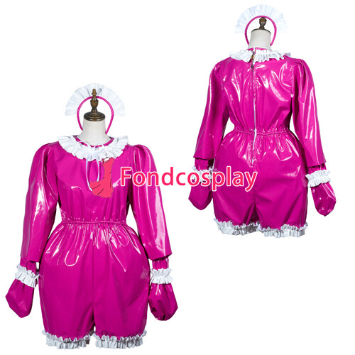 NEW!Sissy maid pvc Romper lockable cosplay costume Tailor-made#7 | eBay