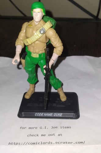 Duke V24 100% Complete 25th Anniversary Comic Pack GI JOE GIJOE G.I ...