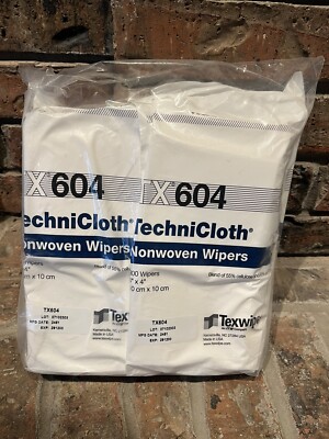 TX604 TEXWIPE TechniCloth 4x4" 1200 - Wipers Hydroentangled Polyester ...