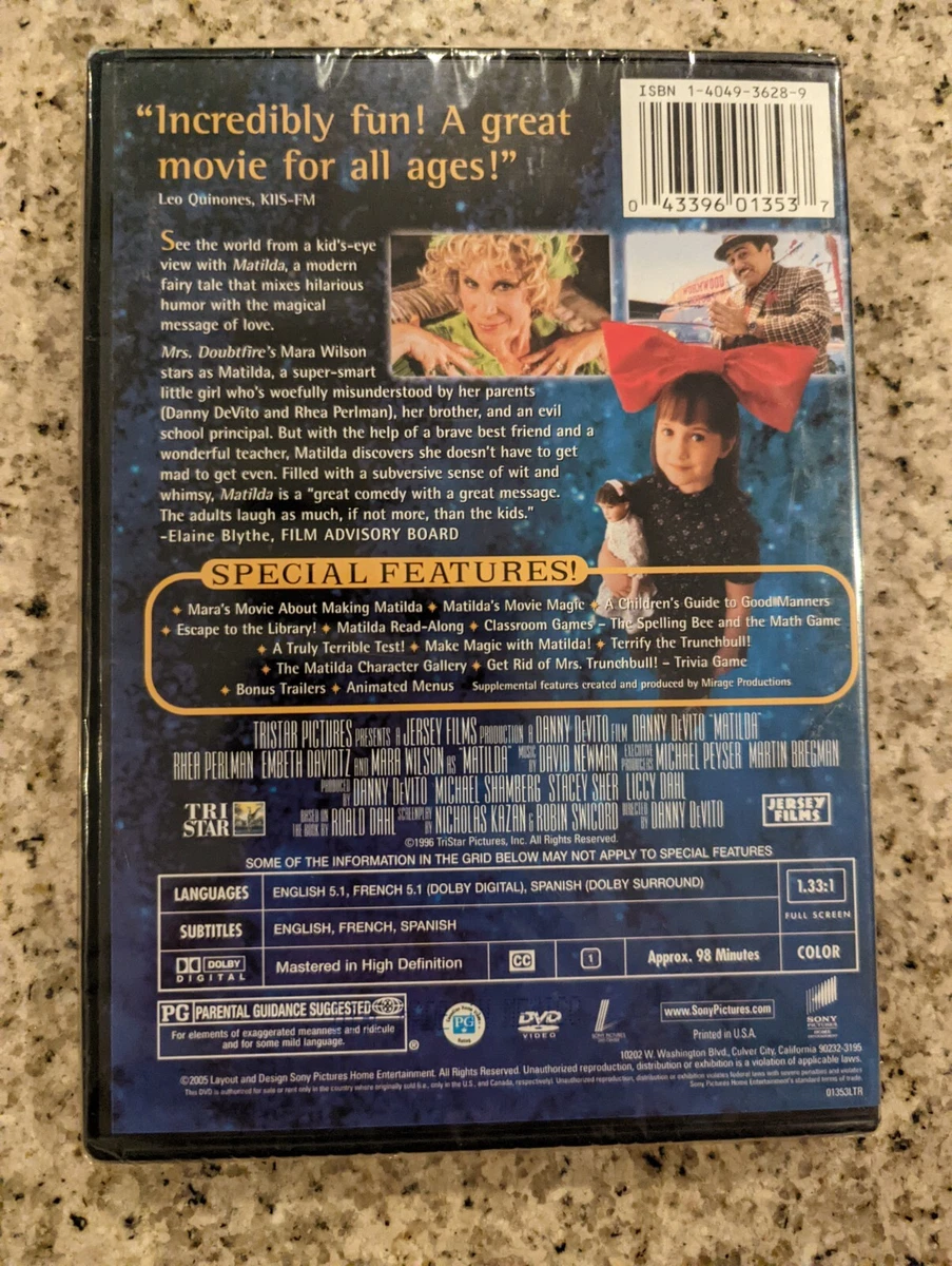 Matilda Dvd Cover
