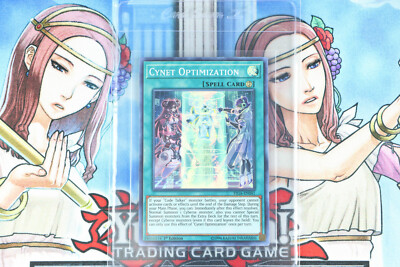 Yugioh Spell Card Cynet Optimization FIGA-EN041 1st Edition Super Rare ...