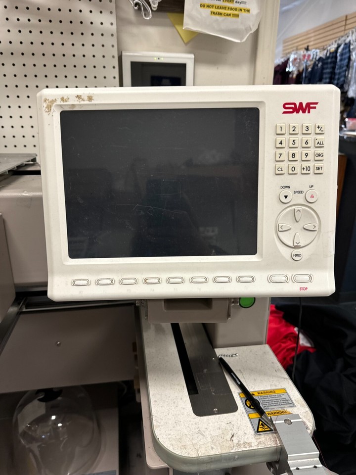 SWF 2 HEAD EMBROIDERY MACHINE / 15 NEEDLE / 15 COLOR / YEAR 2011 / USED ...