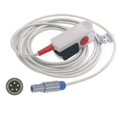 5pin SpO2 Sensor Probe Cable Wire For Contec CMS60C CMS5100 6000 7000 ...
