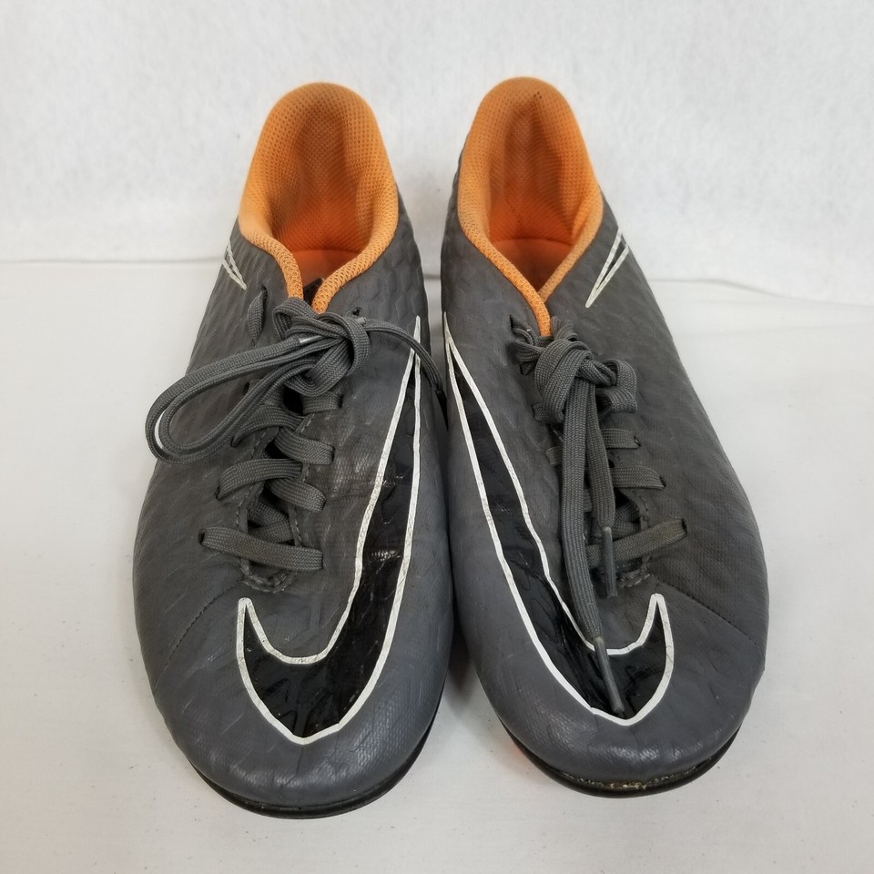 NIKE Hypervenom Phantom 3 Cleats Track Soccer Lace Up Shoes Gray Size ...