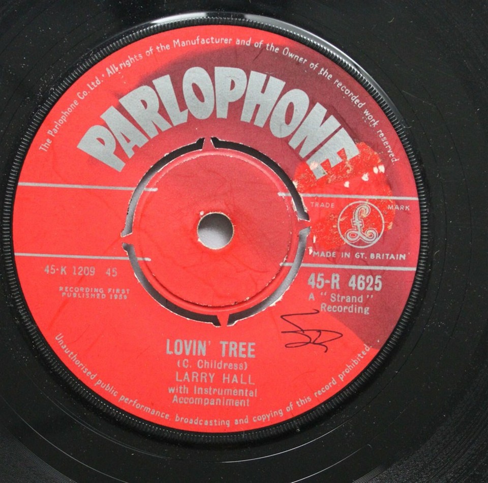 50'S & 60'S 45 Larry Hall - Sandy / Lovin' Tree Sur Parlophone | eBay