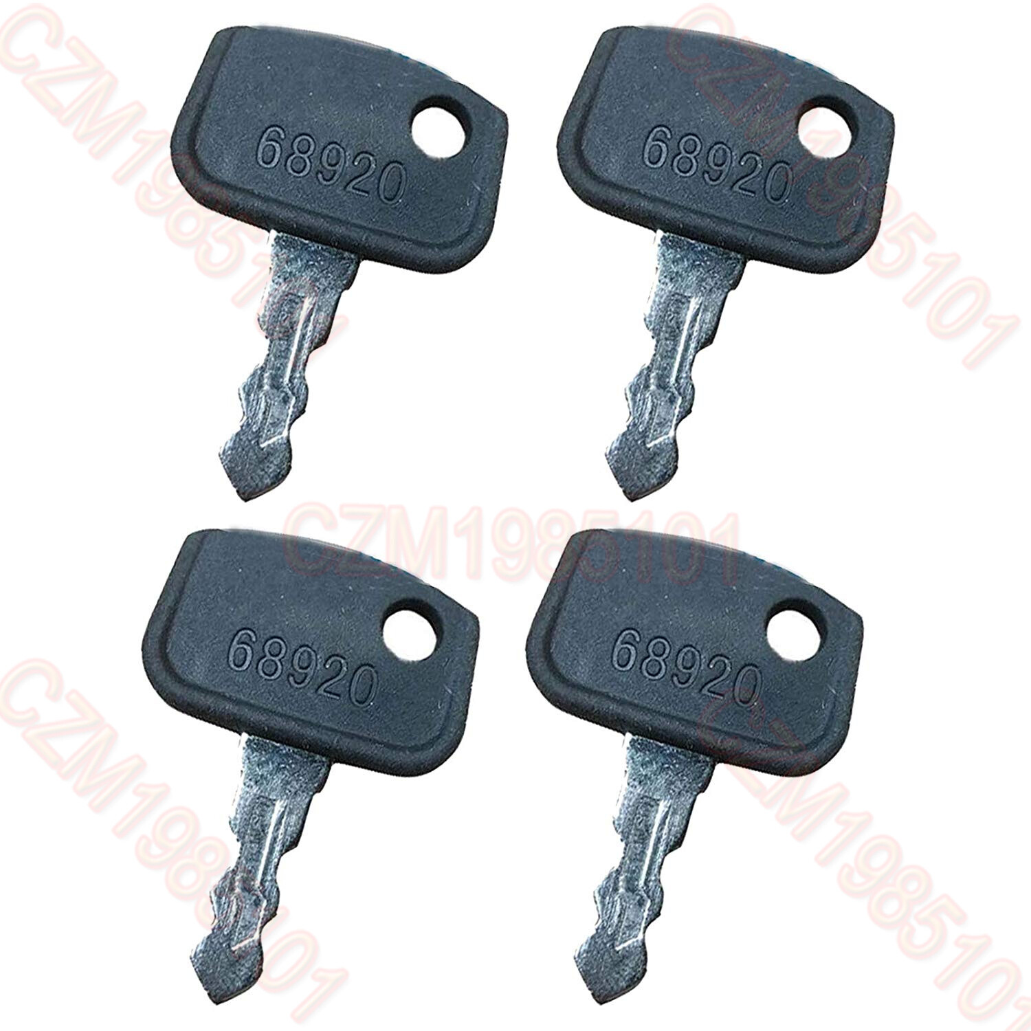 (4) Ignition Keys 68920 for Kubota RTV400 RTV500 RTV900 RTV1140 BX1860 ...