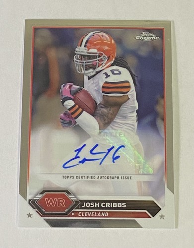 2024 Topps Composite JOSH CRIBBS Topps Chrome Auto | eBay