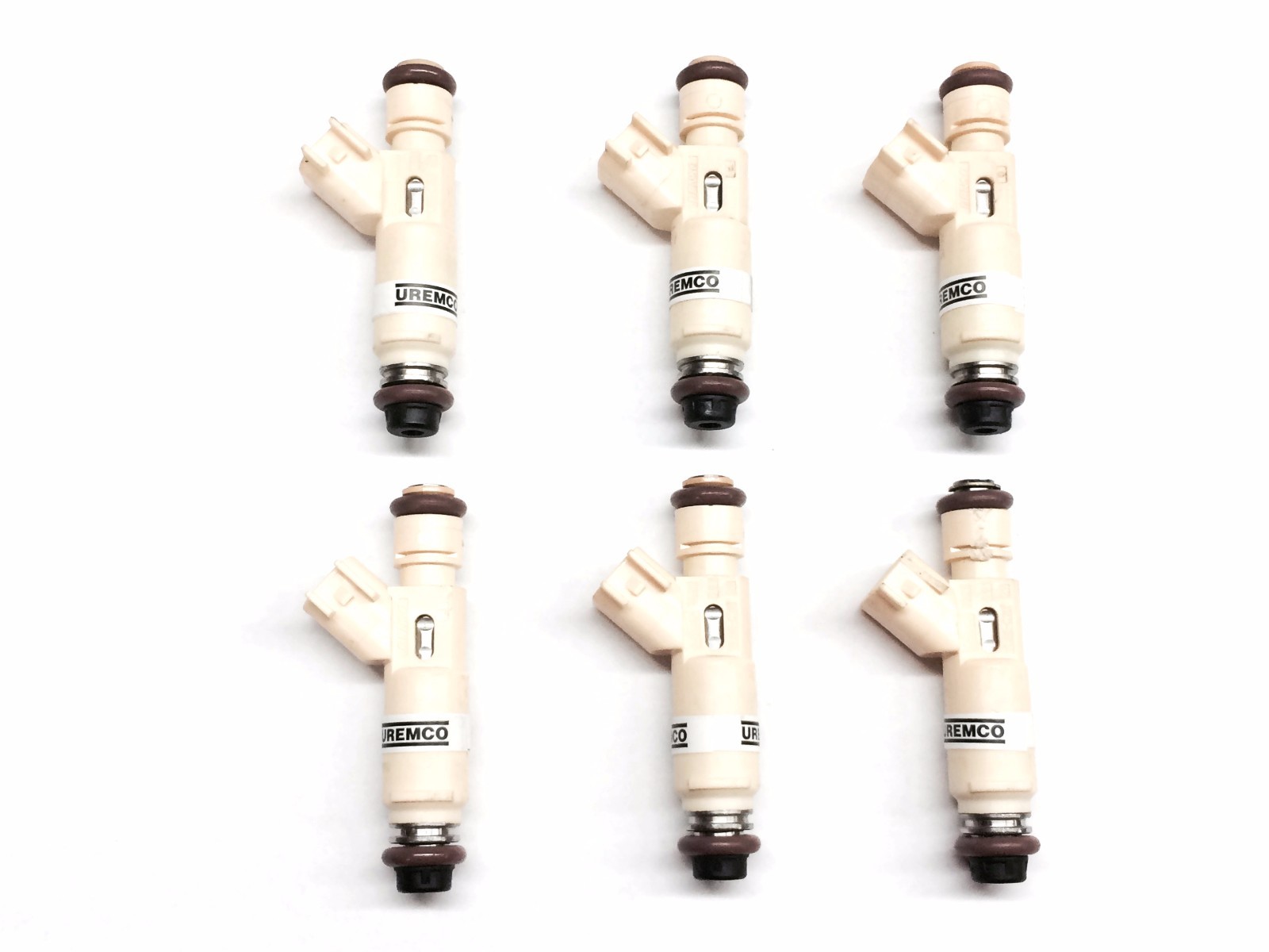 SET OF 6 DENSO FUEL INJECTORS 2001-2004 FORD-MERCURY-MAZDA 3.0L V6 YL8E ...