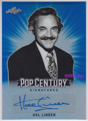 2018 POP CENTURY METAL AUTO: HAL LINDEN #8/30 AUTOGRAPH "TONY WINNER ...