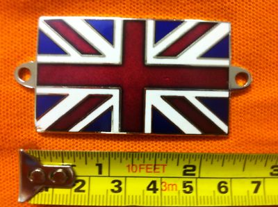 MGA Union Jack Metal Enamel Badge Emblem | eBay
