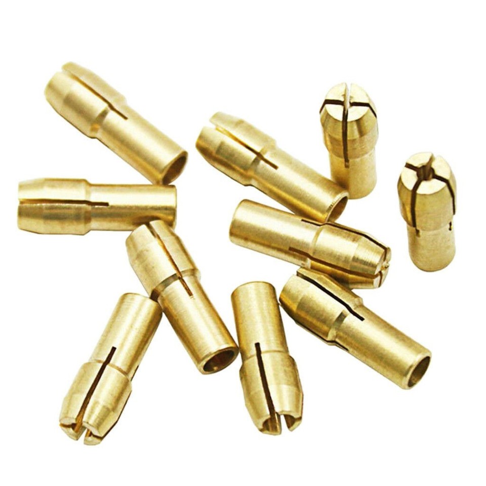 10Pcs 0.5-3.2mm Small Electric Drill Bit Collet Mini Drill Tool Chuck ...