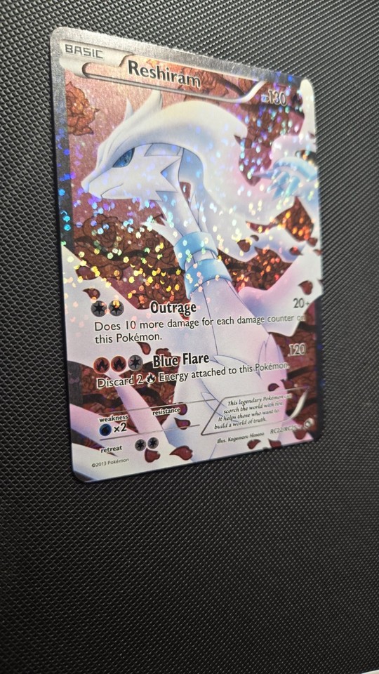 Pokémon TCG Reshiram RC22/RC25 Full ART/ZEKROM N FULL ART S3T NM | eBay