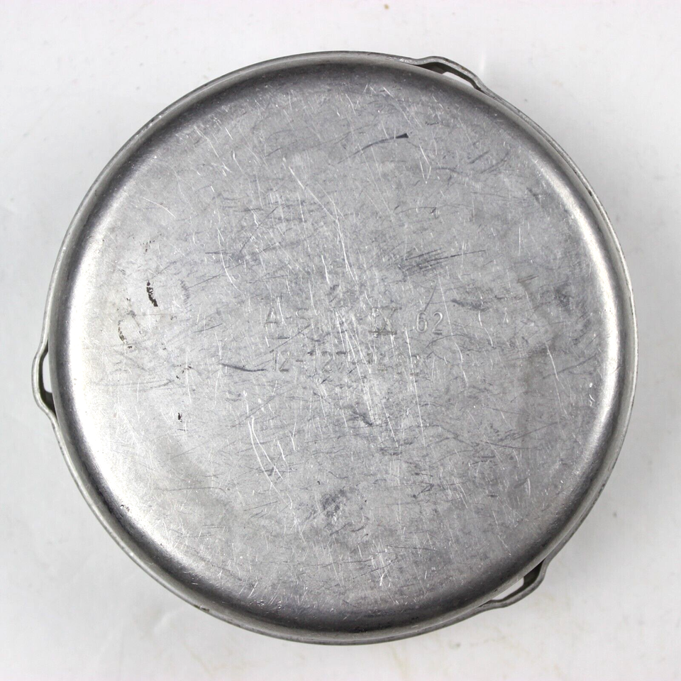 VINTAGE WEST GERMAN ARMY BUTTER DISH DDR ALUMINUM PLASTIC NOS SURPLUS ...