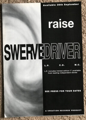 SWERVEDRIVER - RAISE 1991 Full page UK magazine ad | eBay