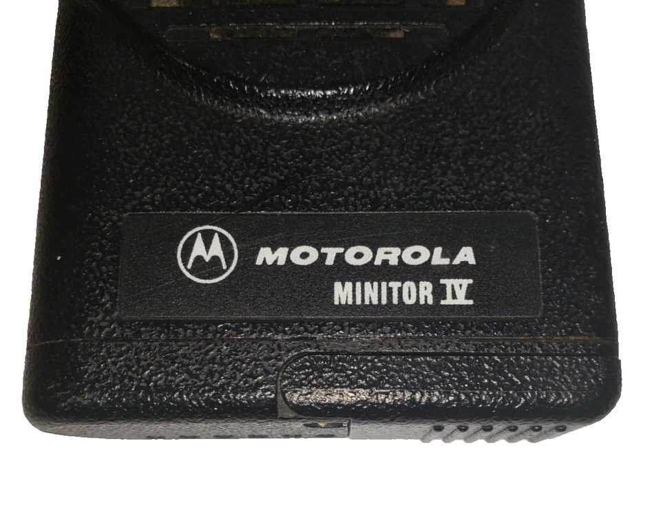 Motorola Minitor IV VHF Stored Voice Fire Pager A03KUS9238AC - FREE ...