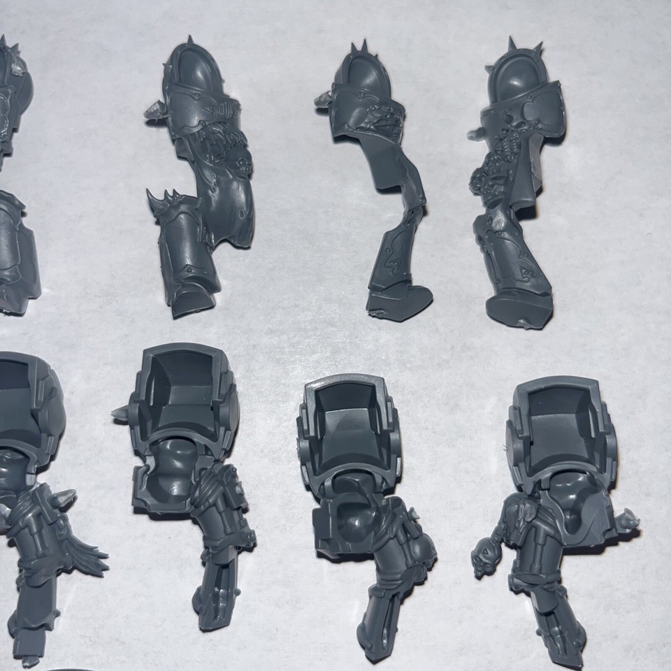Warhammer 40k Chaos Space Marine Terminator Body Bit Lot x5, CSM Bits ...