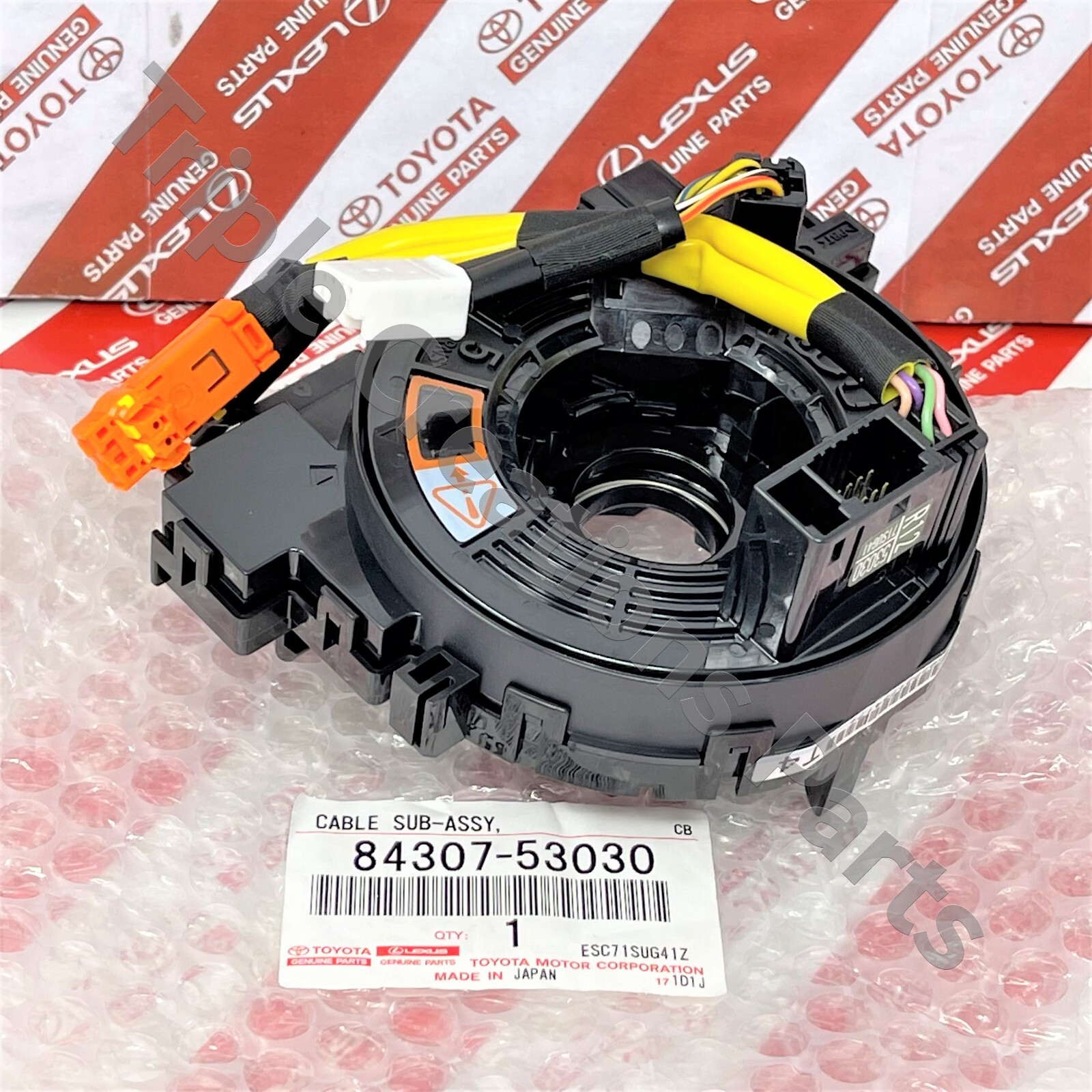 Toyota Genuine 84307-53030 Cable Sub-Assy Spiral With Sensor 8430753030 ...
